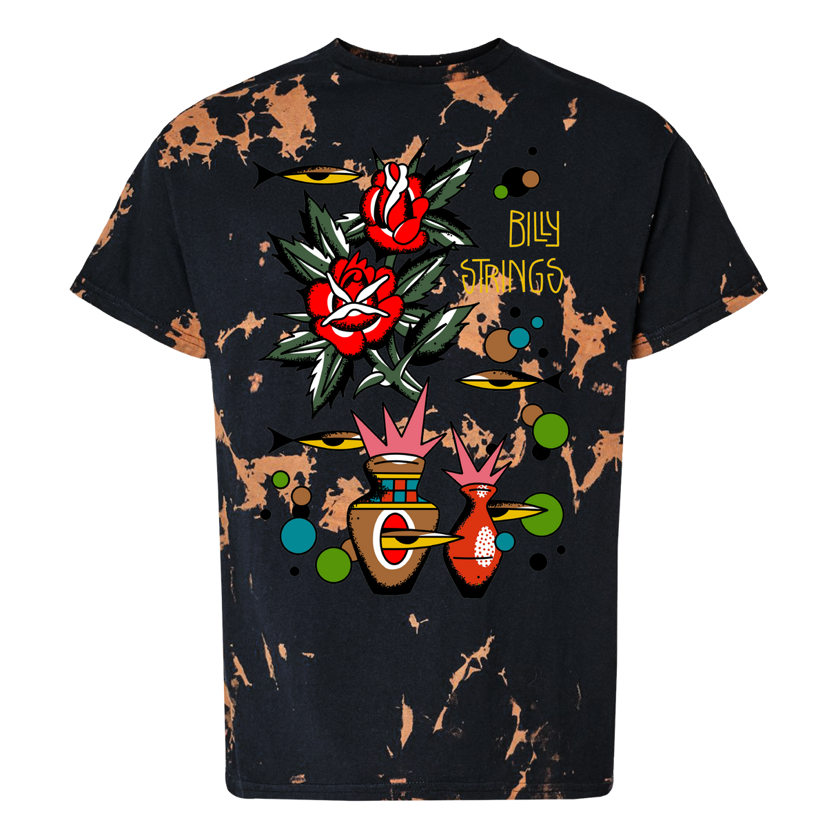 HOME Tie Dye Tee (SQUiSHYEYES) – Billy Strings