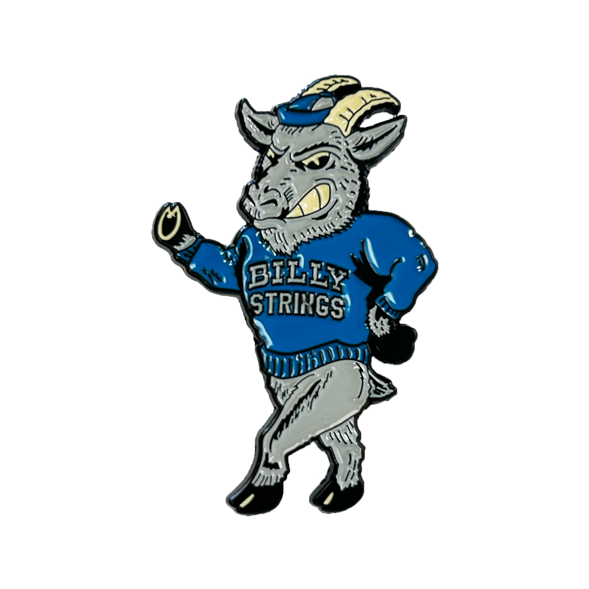Pin: Blue Billy Goat Mascot (Matt Cliff) – Billy Strings Pin: Blue Billy Goat Mascot (Matt Cliff) – Billy Strings