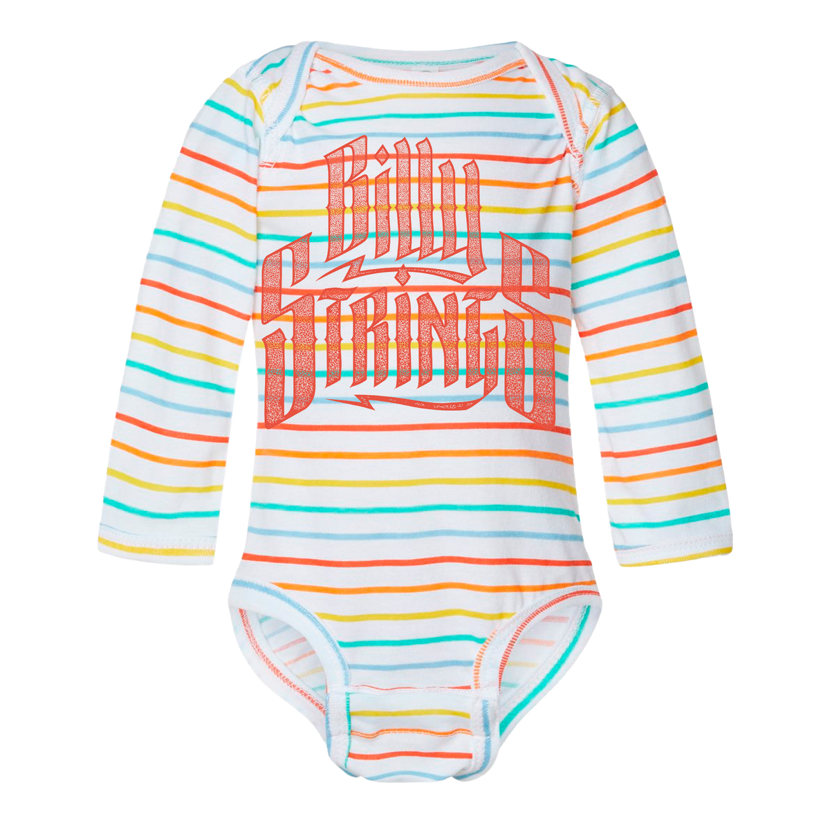 Logo Striped Long Sleeve Onesie (Simon Walker) – Billy Strings