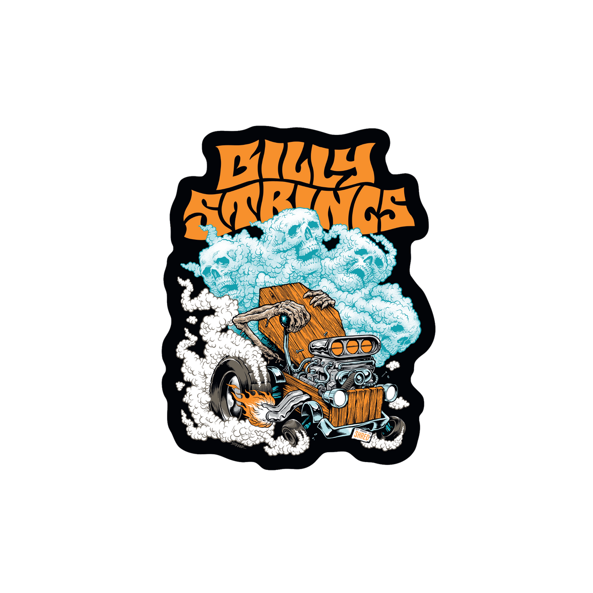Sticker: Matte Hot Rod (Matt Stikker) – Billy Strings
