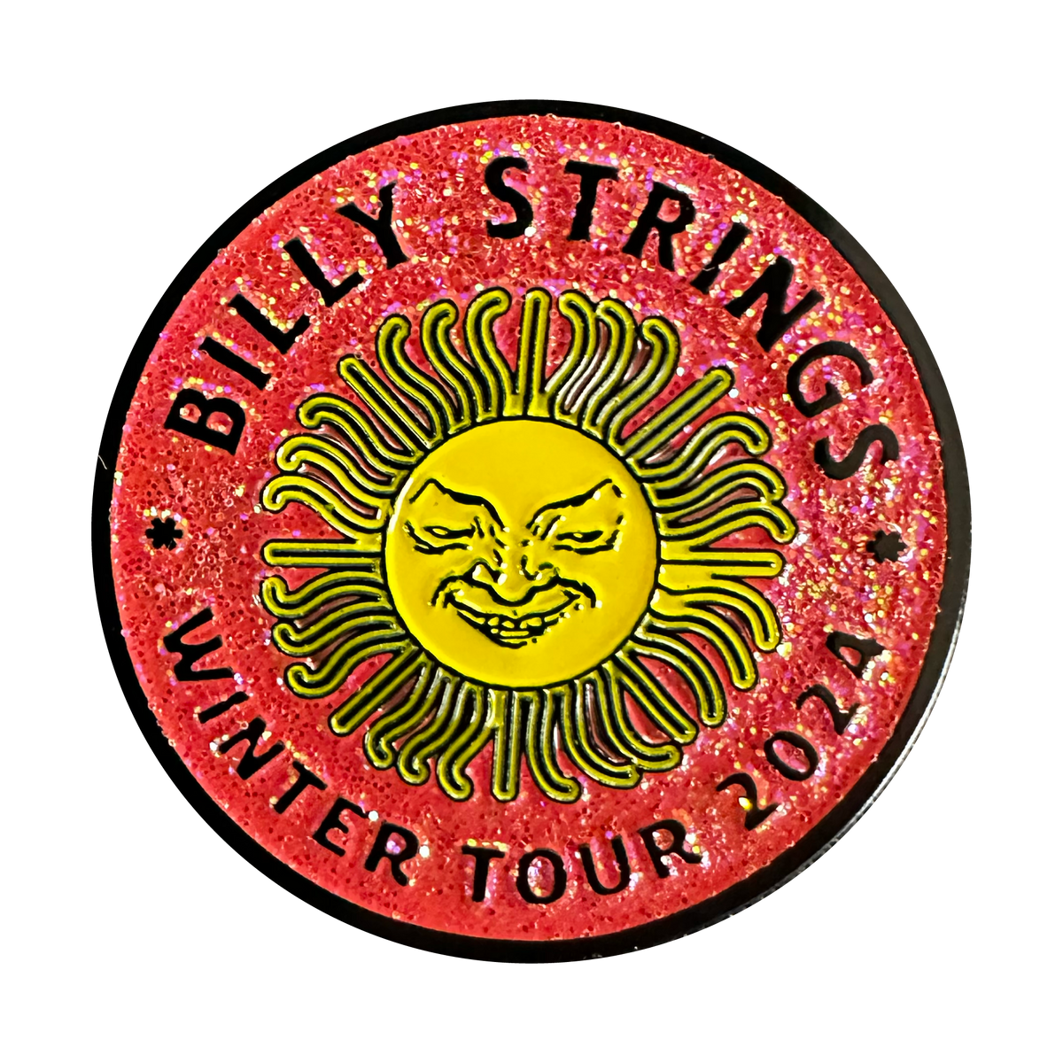 PIN: Winter Tour '24 Glitter Pin (Ryan Dunn) – Billy Strings