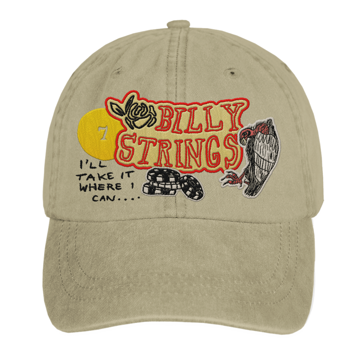 Embroidered Take It Hat (Hailey Miller Beiden) – Billy Strings