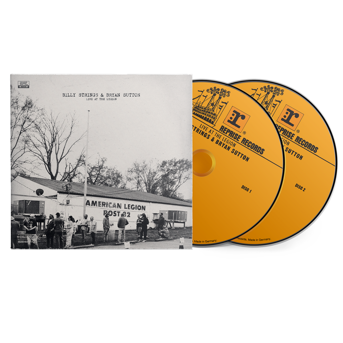 Billy Strings & Bryan Sutton Live at the Legion - 2 CD Wallet