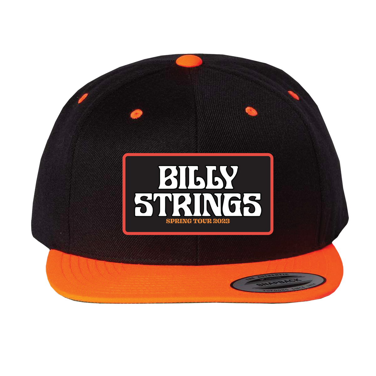 Orange & Black Spring Tour 2023 Patch Hat – Billy Strings